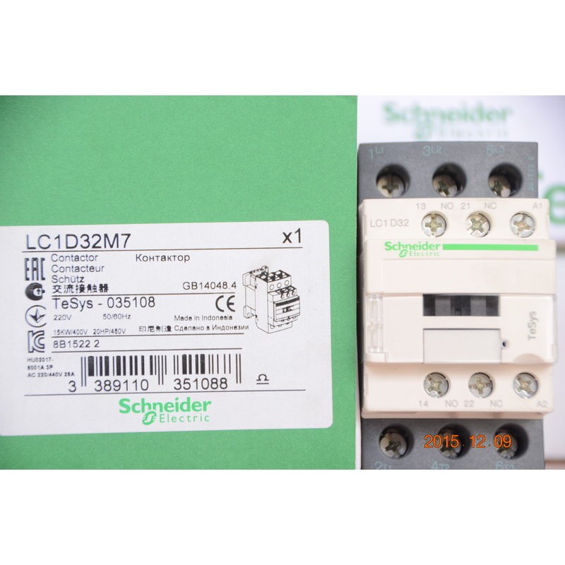 TE Schneider 施耐德 LC1D32M7 AC220V電磁接觸器、電磁開關 LC1D32B7 24V LC1D | 蝦皮購物