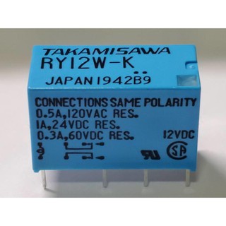 TAKAMISAWA 日製 RY12W-K 12V 訊號繼電器 | 蝦皮購物