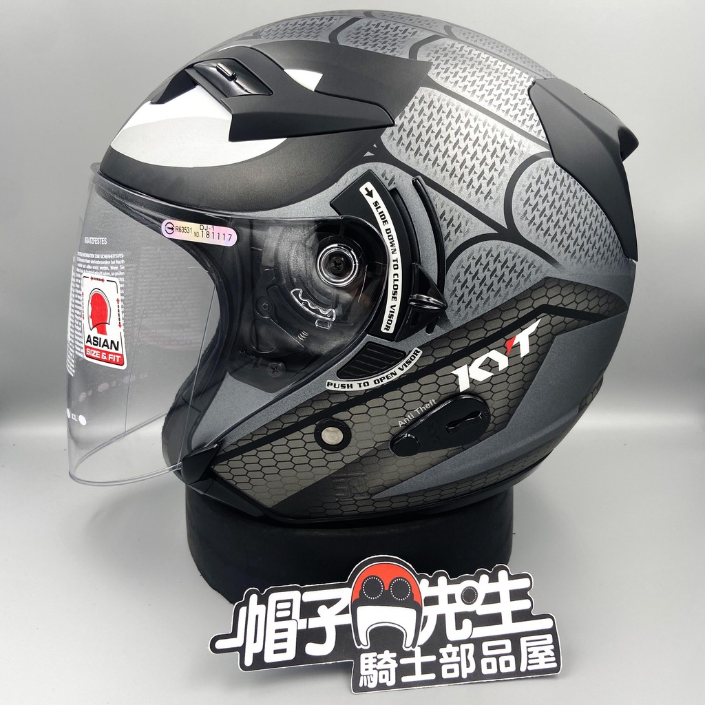 KYT VO＊帽子先生＊黑蜘蛛人 漫威聯名彩繪安全帽半罩四分之三3/4罩雙層鏡片內墨片墨鏡mavel復仇者聯盟 | 蝦皮購物