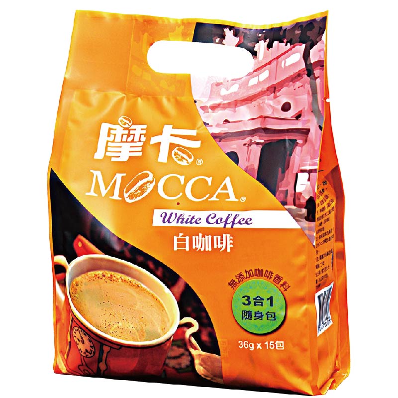 MOCCA摩卡 三合一白咖啡 36g x 15包【家樂福】 | 蝦皮購物