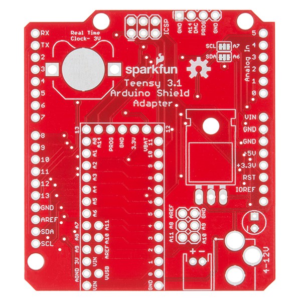 現貨 SparkFun美國製 Teensy Arduino Shield Adapter 擴展板 相容於Arduino | 蝦皮購物