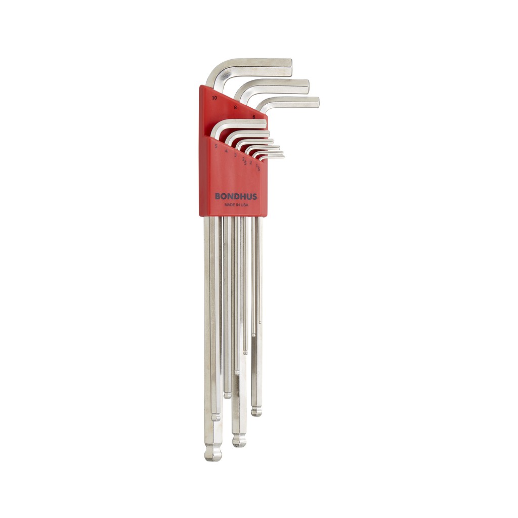 MADE IN USA BONDHUS 六角扳手組 半導體設備指定使用品牌 17099 公制 超長 9支組 | 蝦皮購物