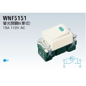 YunZheng 電料~Panasonic 國際牌 WNF 5151 / WNF5152 螢光單/雙切 全彩色系列 開關 | 蝦皮購物