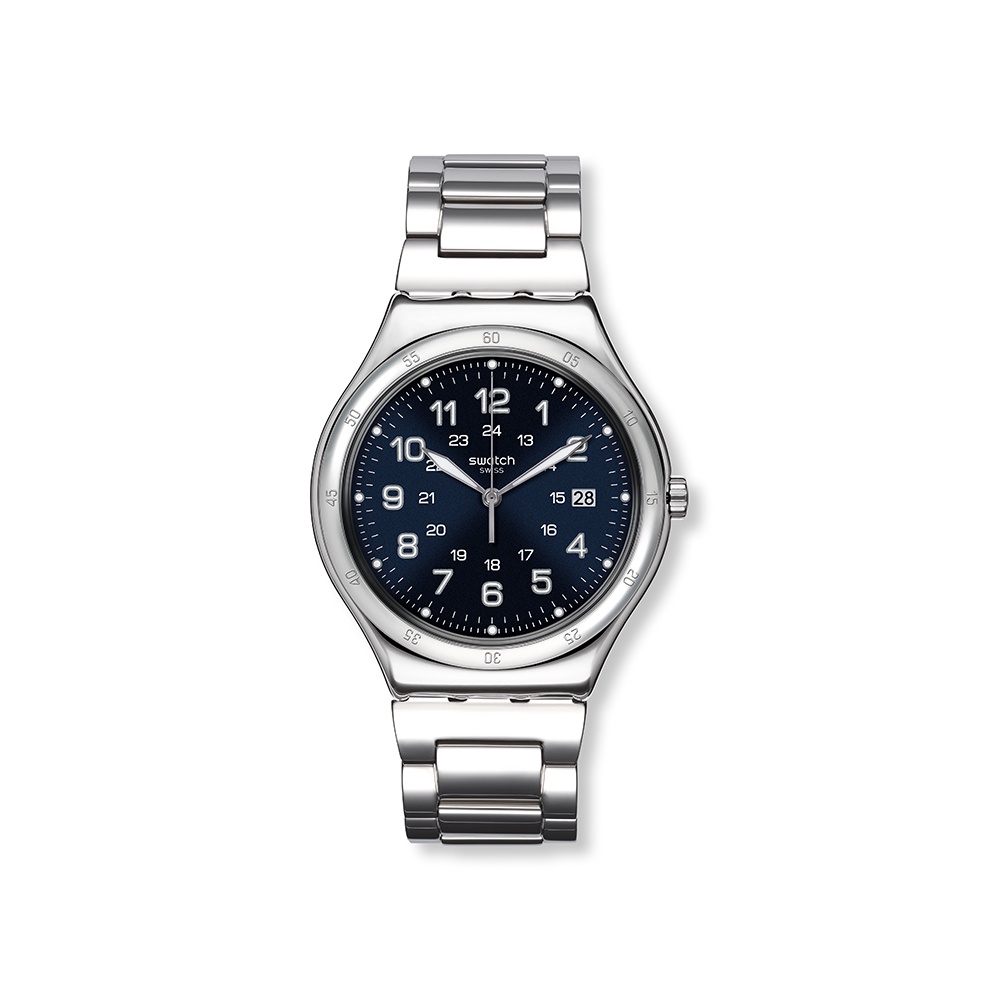 Swatch BLUE BOAT AGAIN 金屬手錶/男錶/女錶/瑞士製造 (42.7mm)【官方旗艦店】 | 蝦皮購物