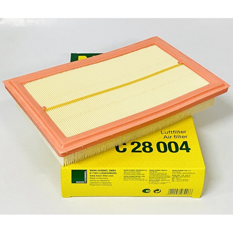 BENZ C28004 X253 C253 GLC300 GLC250 M274 汽油車MANN 空氣芯 引擎濾網GLC | 蝦皮購物