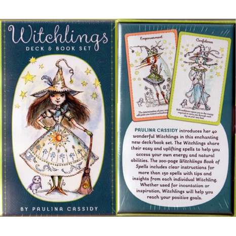 【牌的世界】現貨原版 女巫魔法咒語卡Witchlings Deck & Book Set(40張)寶琳娜的新作品 | 蝦皮購物