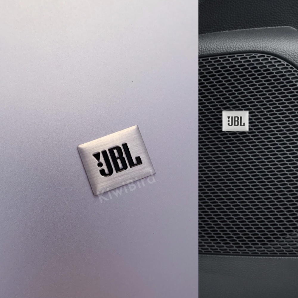 JBL 音響標｜現貨 汽車音響 金屬貼 車內音響 lexus kia toyota 改裝 金屬標 貼紙 音響 黏貼款 推 | 蝦皮購物