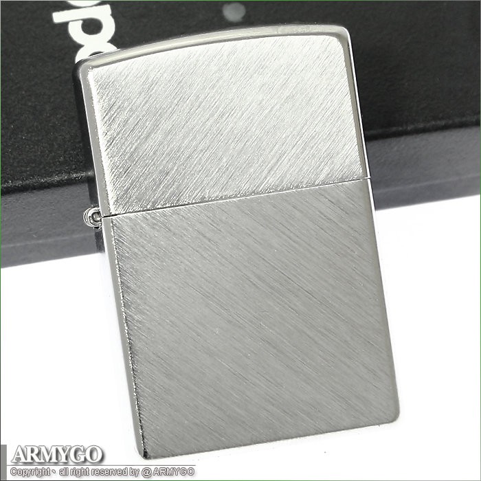 【ARMYGO】ZIPPO原廠打火機-刷紋系列-NO.24648 (人字斜紋) | 蝦皮購物