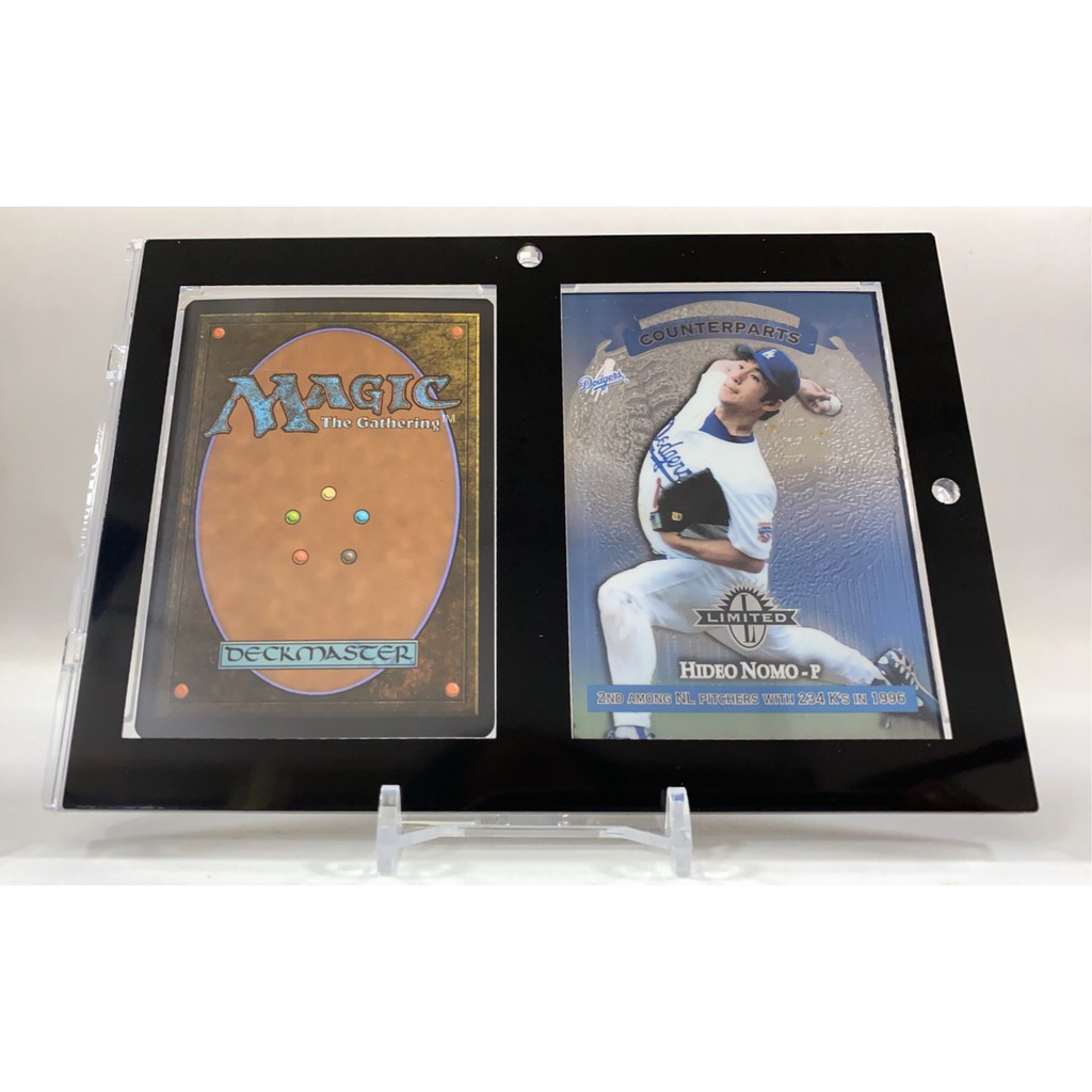 【雙子星】#15112-UV 抗UV 2卡黑框磁鐵卡夾 35PT 適用 MTG PTCG 閃色寶藏ex 航海王 碧藍戰卡 | 蝦皮購物