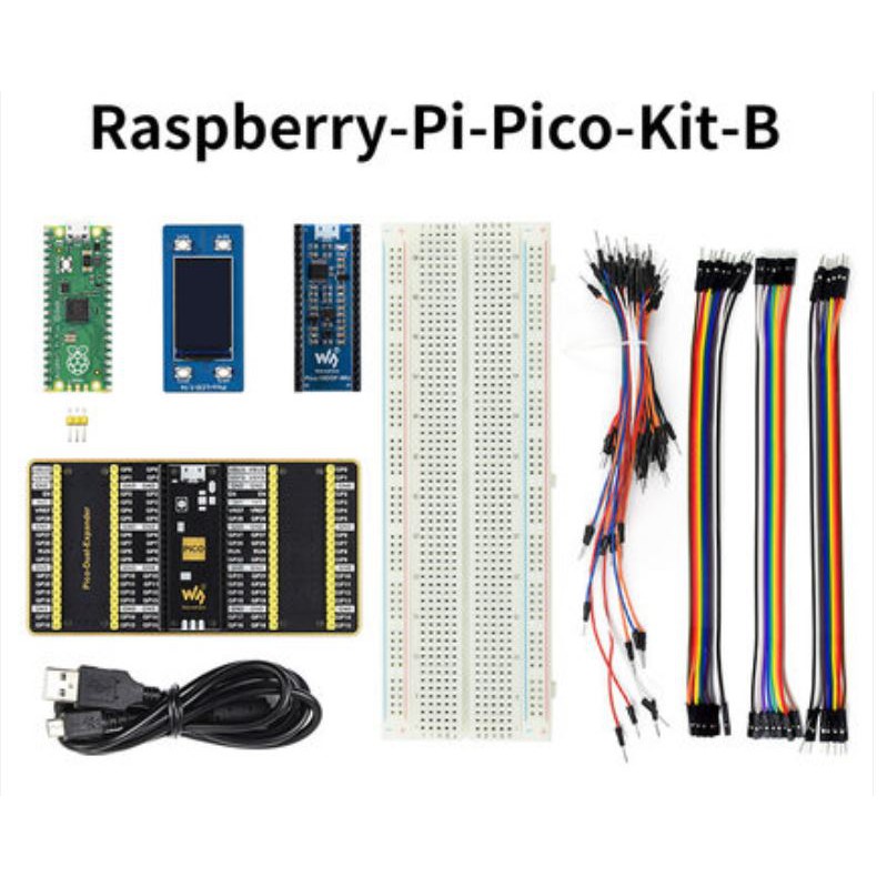 [芸庭樹] 樹莓派 pico Raspberry Pi Pico Kit B RP2040 雙核處理器 帶排針傳感器 | 蝦皮購物