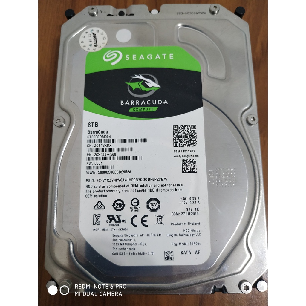 希捷 Seagate 8TB 硬碟 8T (已過保) ST8000DM004 | 蝦皮購物