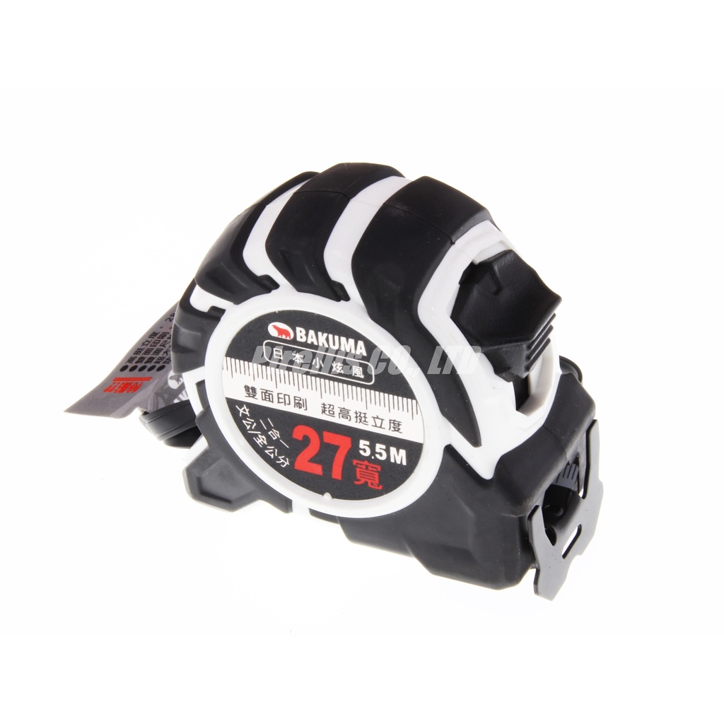 【南陽貿易】BAKUMA 熊牌 文公尺 5.5M*27mm 5.5米 自動捲尺 測量尺 米尺 文公尺 魯班尺 | 蝦皮購物