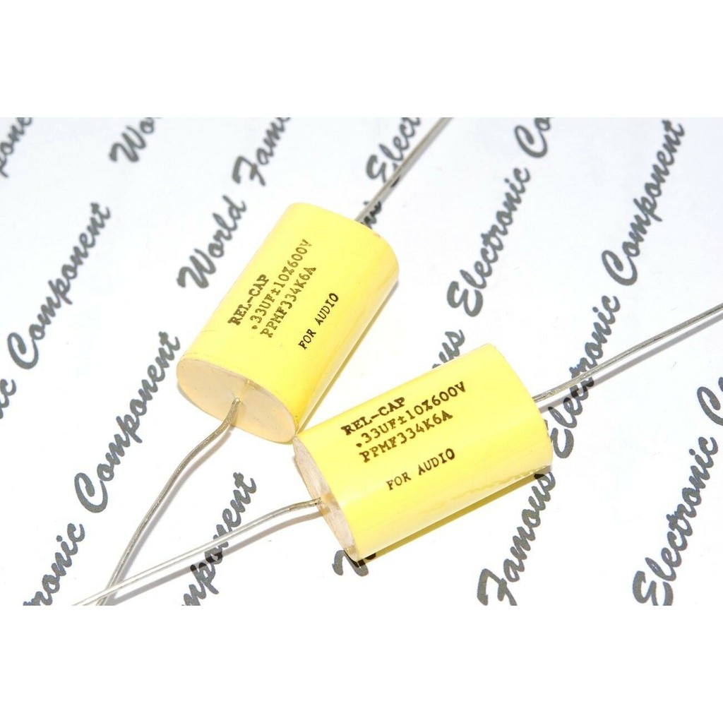 1個 - 美國REL-CAP PPMF 0.33uF 600V 10% 臥式 金屬膜電容 AUDIO | 蝦皮購物