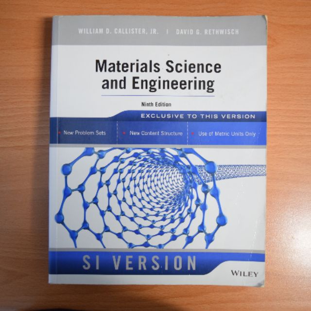 Materials Science and Engineering【Ninth Edition】 | 蝦皮購物