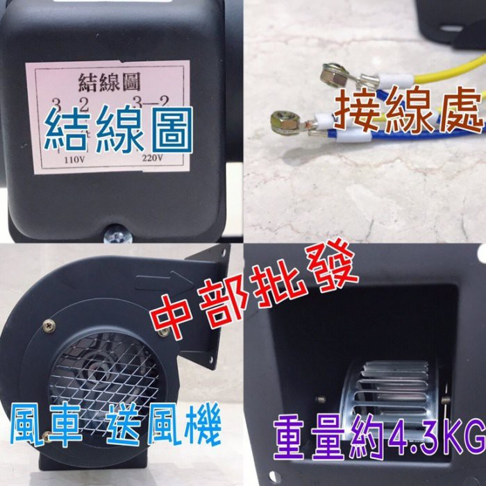 CY120 4英吋 CY125 排風機 抽油煙機 鼓風機 多翼式送風機 120W 2P 百葉風車 鼓風機 風車 抽風機 | 蝦皮購物