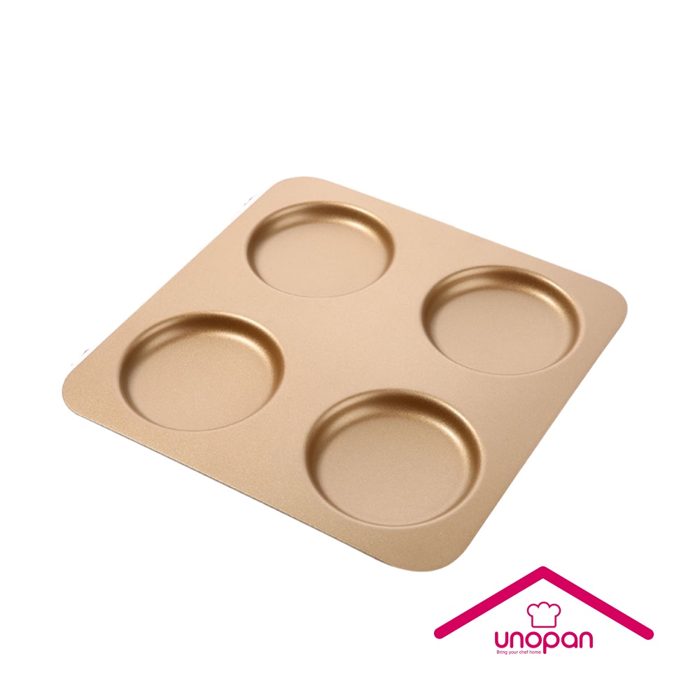 【SANNENG 三能官方】UNOPAN 屋諾 4連漢堡烤盤 1000系列不沾 UN11020 | 蝦皮購物