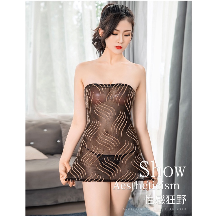 JS SD31 性感 情趣 半透 透視 冰絲高彈 貓裝 角色扮演 情趣 齊臀 夜店 KTV 超短洋裝 天使戀人著衣館 | 蝦皮購物