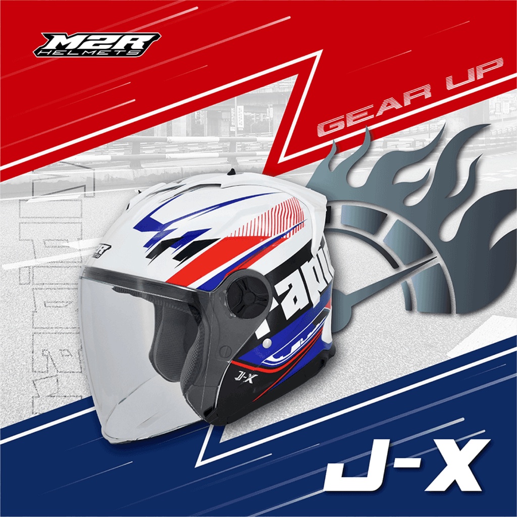 [安信騎士] M2R 安全帽 J-X 彩繪 #5 半罩 四分之三 3/4罩 JX 透氣 輕量 鴨尾 | 蝦皮購物