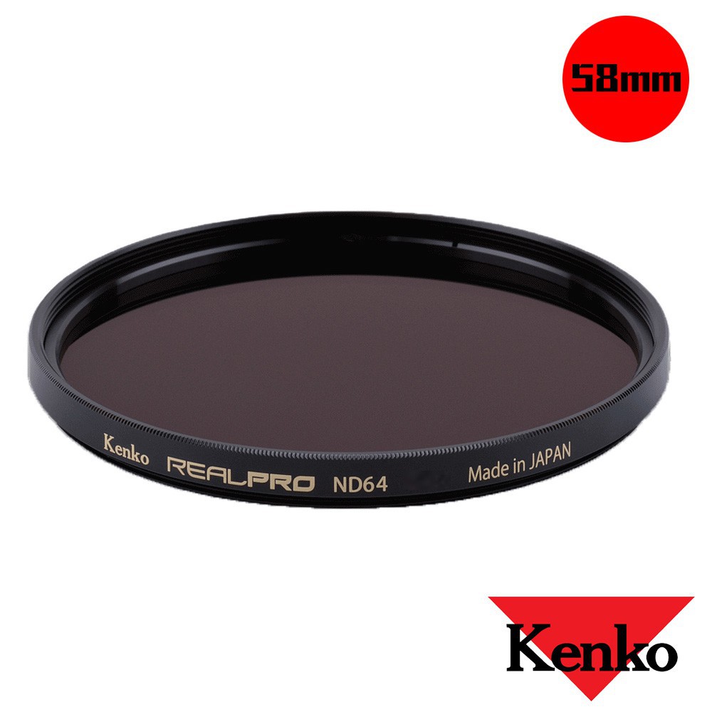 Kenko Real Pro RealPro ND64 減光鏡 58mm 減6格 公司貨 廠商直送 | 蝦皮購物