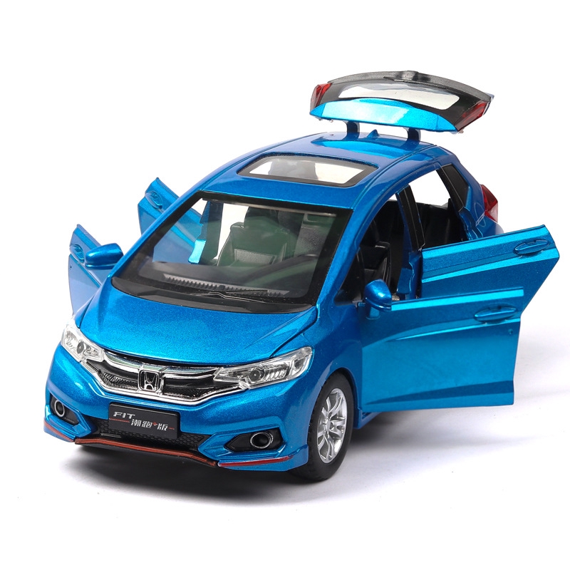 HONDA 汽車玩具 1/32 比例本田飛度壓鑄合金迴力汽車模型收藏車輛玩具 | 蝦皮購物