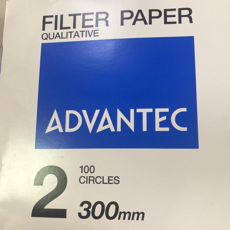 【MY化工】日本Toyo ADVANTEC 定性濾紙2號 300mm | 蝦皮購物