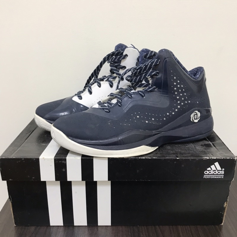ADIDAS 愛迪達 D ROSE 773 III J 玫瑰 高筒 籃球鞋 藍 | 蝦皮購物