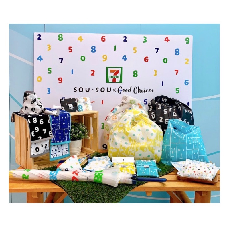 7-11 x SOU SOU 限量 聯名 購物袋 時數昆 | 蝦皮購物