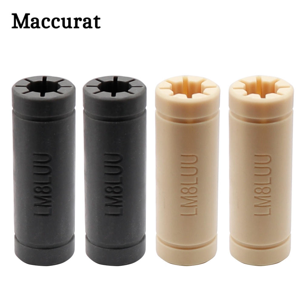 2/4 件固體聚合物 LM8LUU 直線軸承襯套 LML8UU 8MM 8*15*45mm 灰色,用於 Prusa 3D | 蝦皮購物