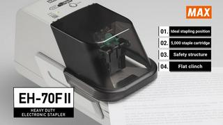 MAX EH-70F Ⅱ 美克司 第二代 電動釘書機 /台 EH-70F Ⅱ | 蝦皮購物