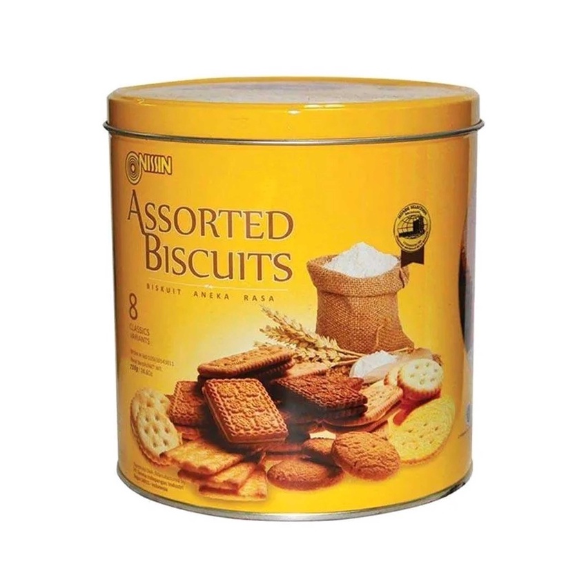 印尼 NISSIN Biskuit Kaleng Kuning 日清綜合餅乾700g | 蝦皮購物