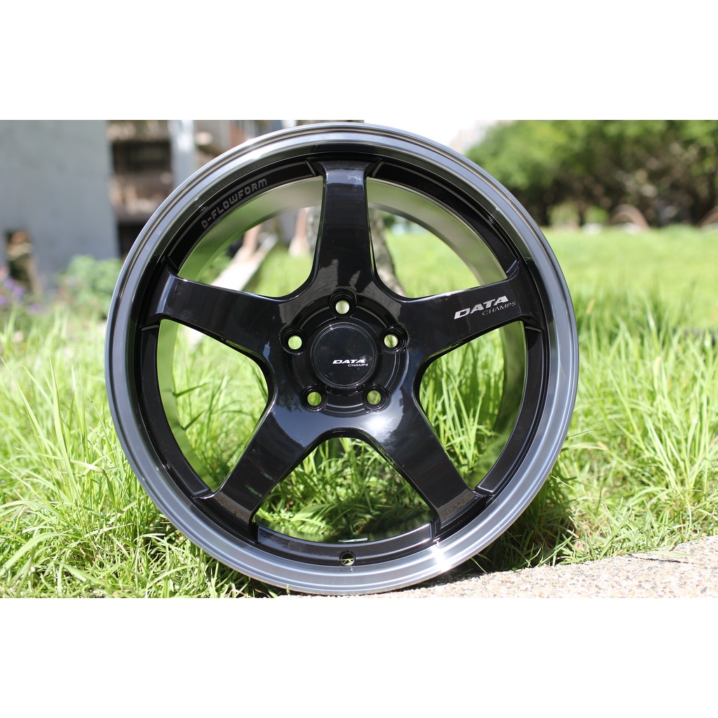 【頂尖】全新 DATA 鋁圈 FF05 18吋 5X114 8.5J ET42 五爪 深唇 亮黑爪 透明黑邊 8.8KG | 蝦皮購物