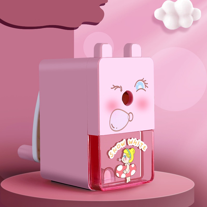 【Ang 24h出貨】手搖削筆器 卡通卷筆刀 轉筆刀 鉛筆自動進鉛手動刨筆機 鑽筆器 | 蝦皮購物