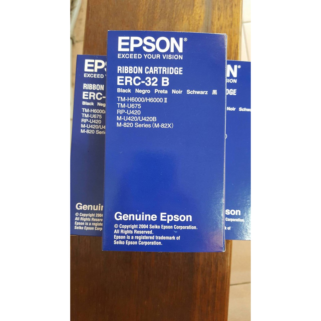 全新原廠EPSON ERC-32B 色帶 (五盒) | 蝦皮購物