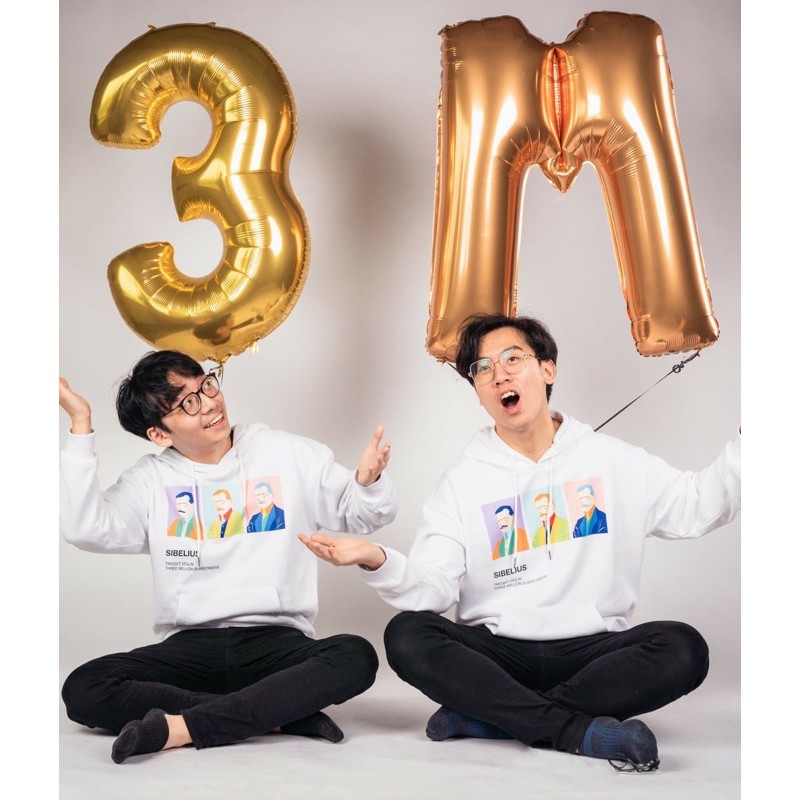 Twoset Violin 雙琴俠三百萬訂閱西貝流士Sibelius紀念帽T | 蝦皮購物