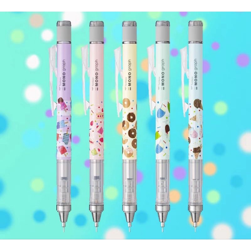 ※鋆綺※Tombow蜻蜓 🎈MONO graph grip 替芯低重心 甜點限定版 搖搖 自動鉛筆 0.5MM | 蝦皮購物