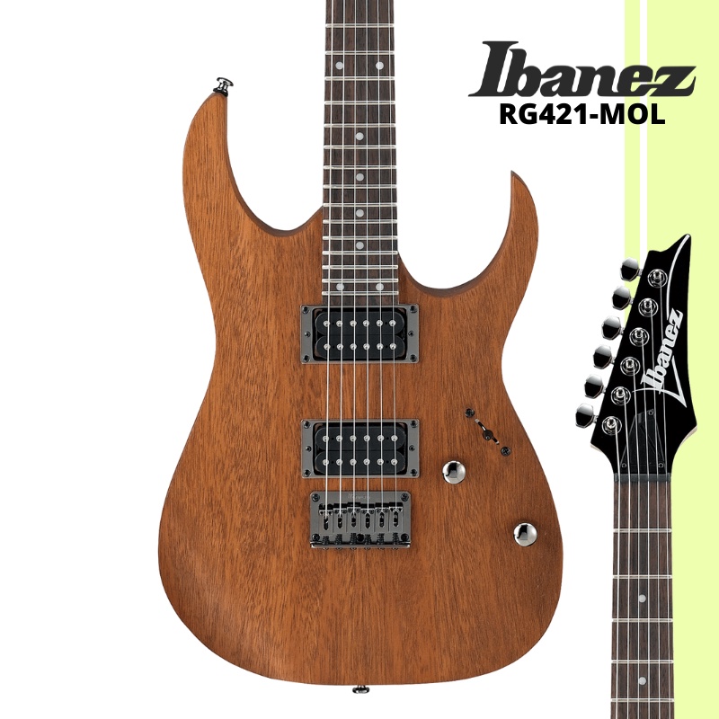 Ibanez RG421-MOL 電吉他 免運 全新公司貨【LIKE MUSIC】RG低調原木色 雙雙拾音器 | 蝦皮購物