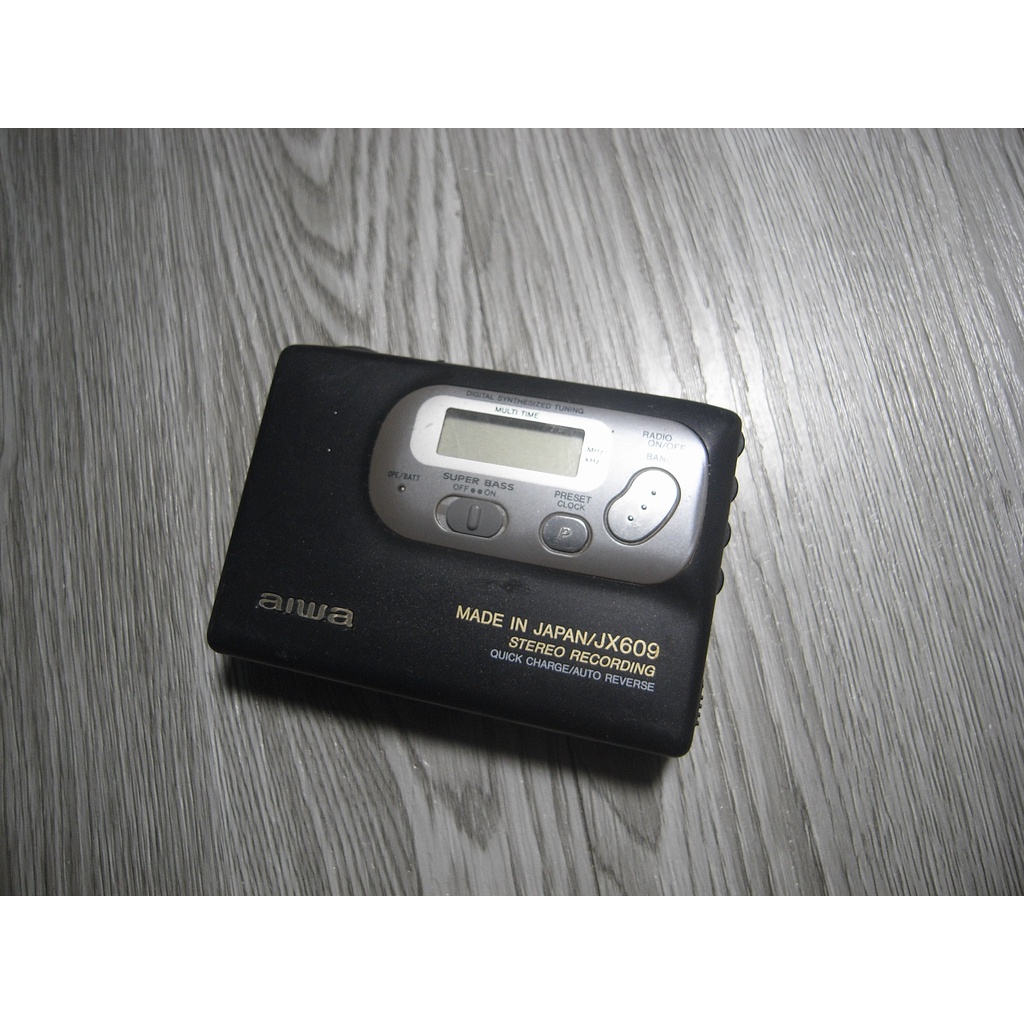 二手 不知好壞 古董 日本原裝 AIWA 愛華 JX609 收音機 放音機 錄音機 收錄放音機 隨身聽卡式隨身聽 零件機 | 蝦皮購物