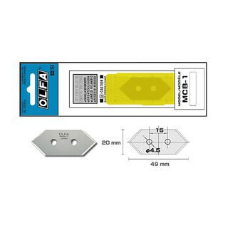 Midori小商店 OLFA 畫框45角切割刀片MCB-1型(五片入，日文包裝XB45型) | 蝦皮購物