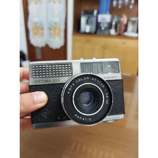 【售】經典德國大紅鈕系列輕便相機 AGFA Optima 200 Sensor光電測光免用電池街拍相機308 | 蝦皮購物