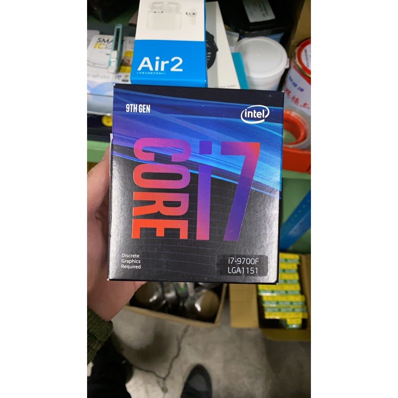 Intel I7-9700F CPU處理器 全新未拆 保固三年（附圖）議價請私 | 蝦皮購物
