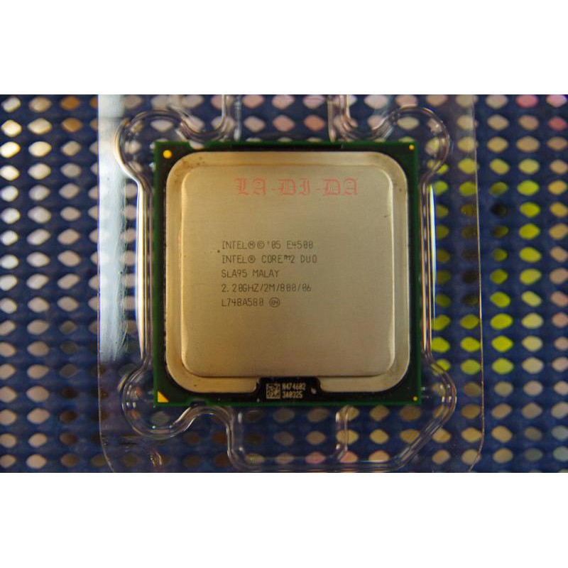 雙核Intel Core 2 Duo E4500 2.2G/2M/800 775腳位C61C132 | 蝦皮購物
