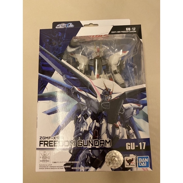全新 正版剪標無證 GUNDAM UNIVERSE GU17 自由高達SEED FREEDOM 基拉大和 | 蝦皮購物