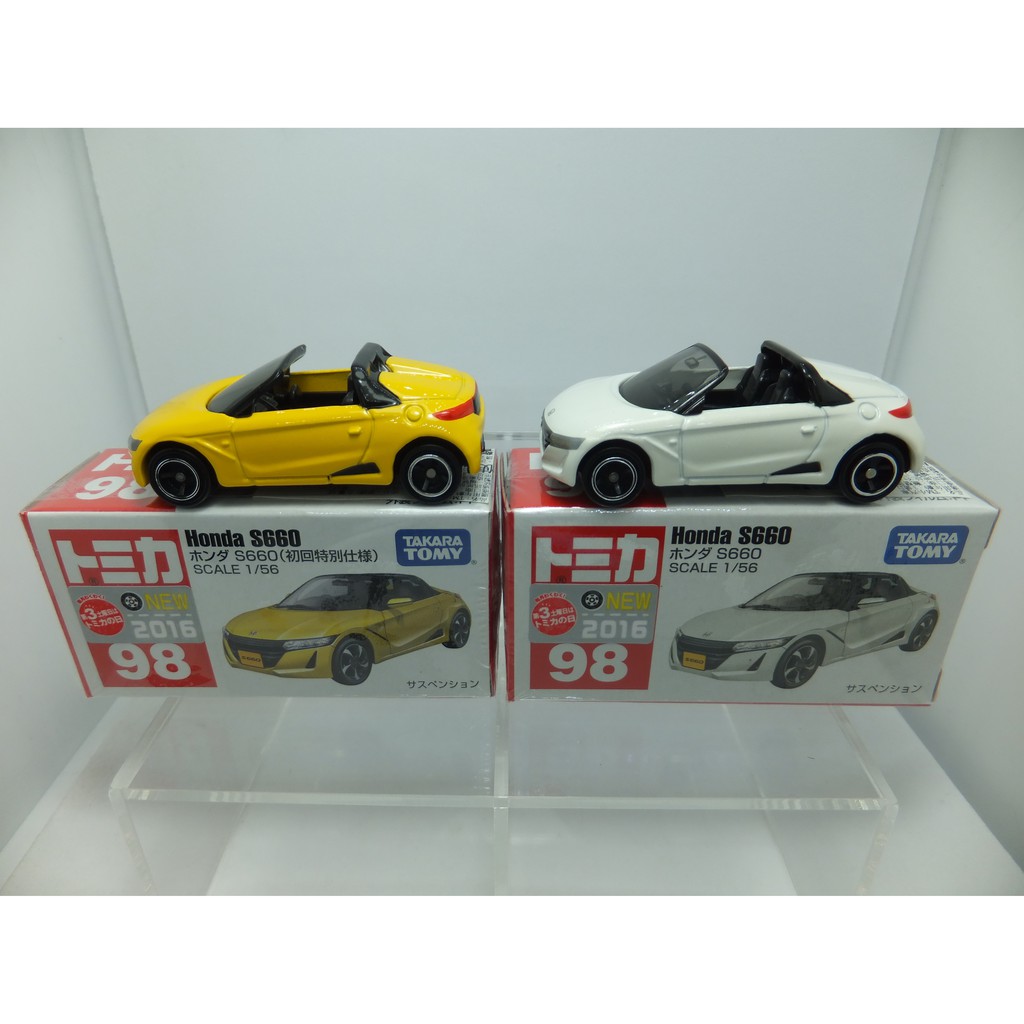 自藏品出清 TOMICA 98 Honda S660 初回+一般 新車貼 多美 | 蝦皮購物