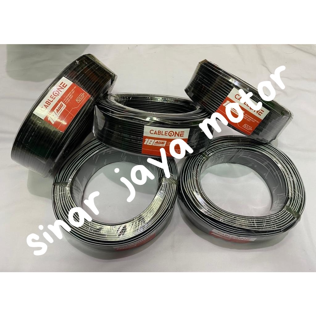 電纜 18 AWG 電纜一個汽車揚聲器電纜 18 AWG CABLEONE 60 米 | 蝦皮購物