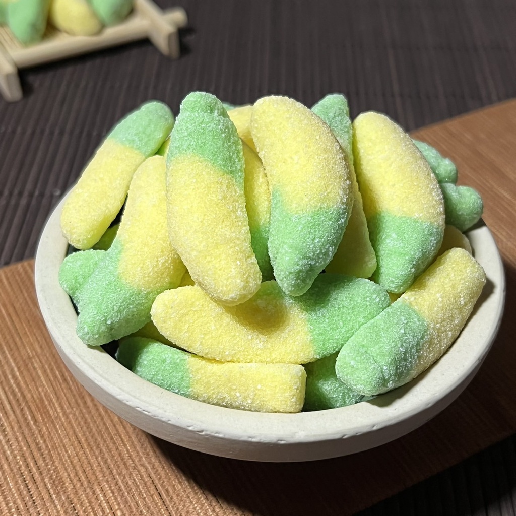 💥免運特價中💥 香蕉糖 香蕉軟糖 青黃香蕉QQ軟糖 300g / 600g 『士林阿媽』各式台灣伴手禮 | 蝦皮購物