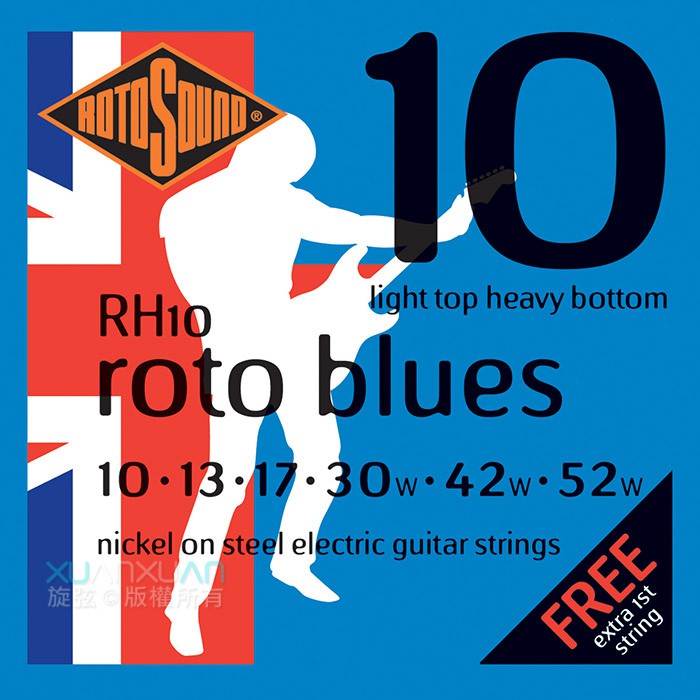 【諾亞樂器】 全新 RotoSound [英國製] RH10 (10-52) | 蝦皮購物