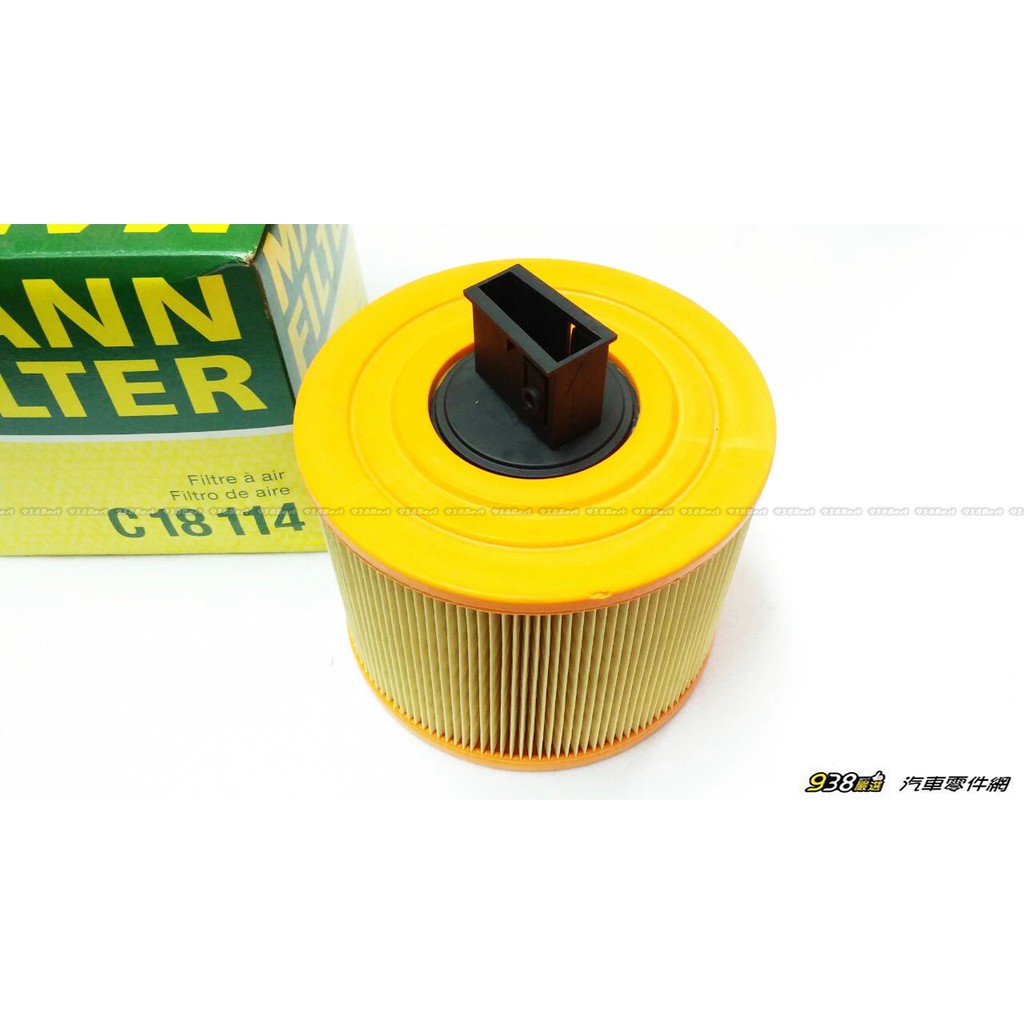 938嚴選 E90 E91 E92 E93 N52 C18114 MANN 空氣芯 引擎空氣濾清器 進氣濾芯 | 蝦皮購物