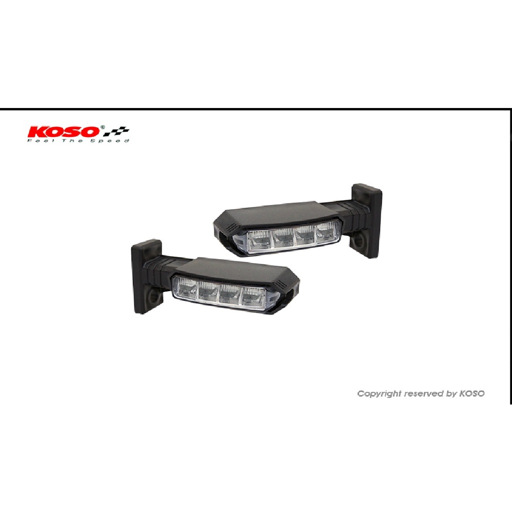 清倉庫KOSO LED 後方向燈組 燻黑燈殼 BWSR BWS R 專用 附專用方向燈阻絕器 | 蝦皮購物