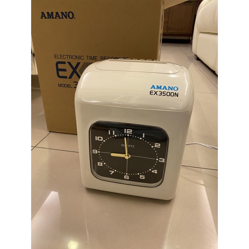 日本AMANO EX-3500N雙色六欄打卡鐘 | 蝦皮購物
