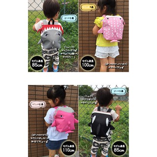 啾桑日本代購 日本 papupi 兒童大口包 後背包 鯊魚包 鯨魚包 小朋友背包 兒童背包 海生館 海洋三兄弟 動物 | 蝦皮購物